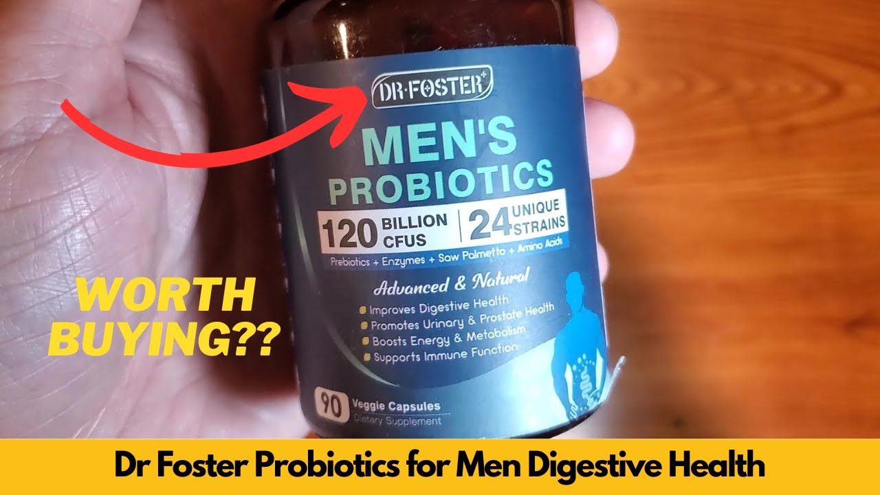 Dr Foster Probiotics for Men Digestive Health | Worth Buying? Mens ...