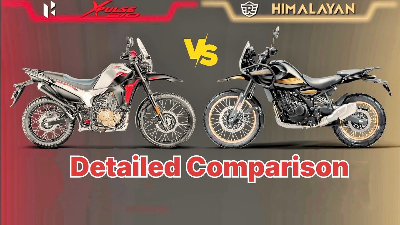 Hero Xpulse 210 vs RE Himalayan 450 Comparison || Mileage || Price ...