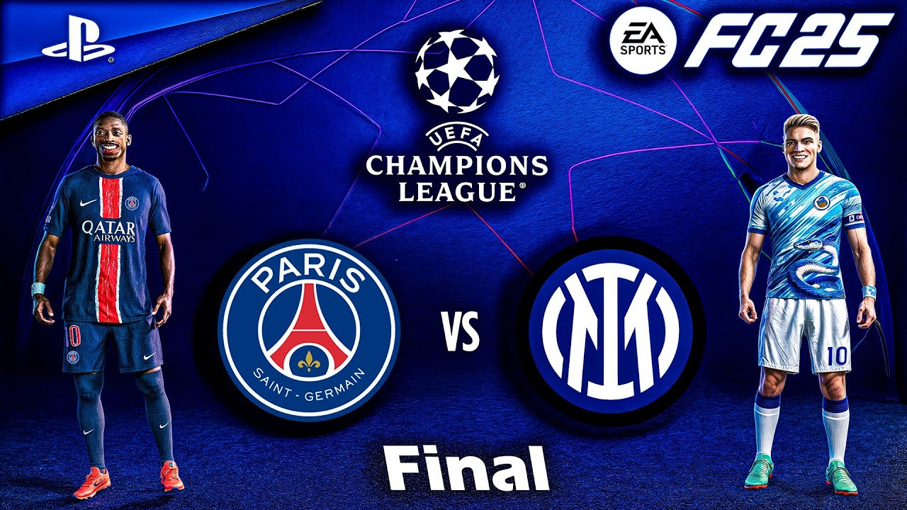 FC 25 - PSG vs. Inter Milan Ft. Dembélé, Martínez, | UEFA Champions ...