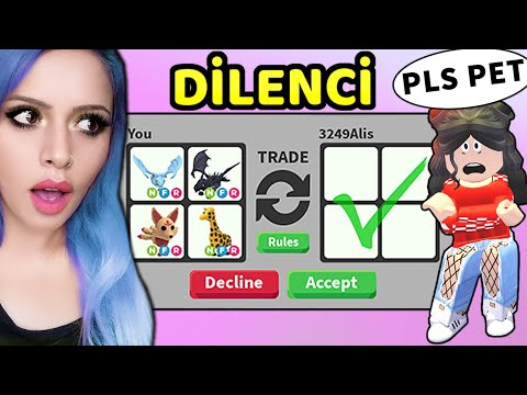 DİLENCİ ÇOCUĞA FLY RİDE PET VERDİM !! BENİ BIRAKTI !? ( Roblox Adopt Me )