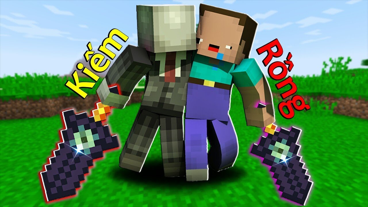 SLENDERMAN VÀ NOOB CHẾ TẠO THÀNH CÔNG KIẾM RỒNG SIÊU KHỔNG LỒ TRONG ...
