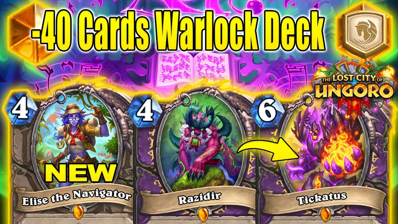 NEW Eating And Burning -40 Cards Control Warlock 2.0 Deck At The Lost ...