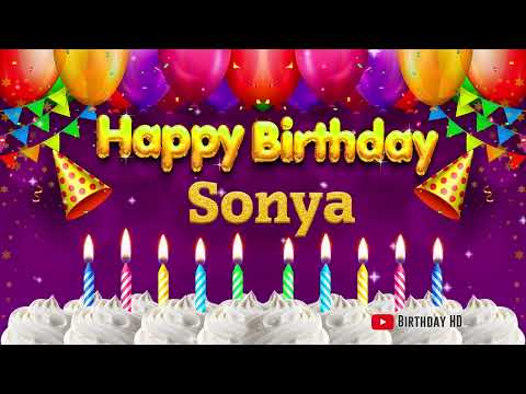 Sonya Happy birthday To You - Happy Birthday song name Sonya 🎁