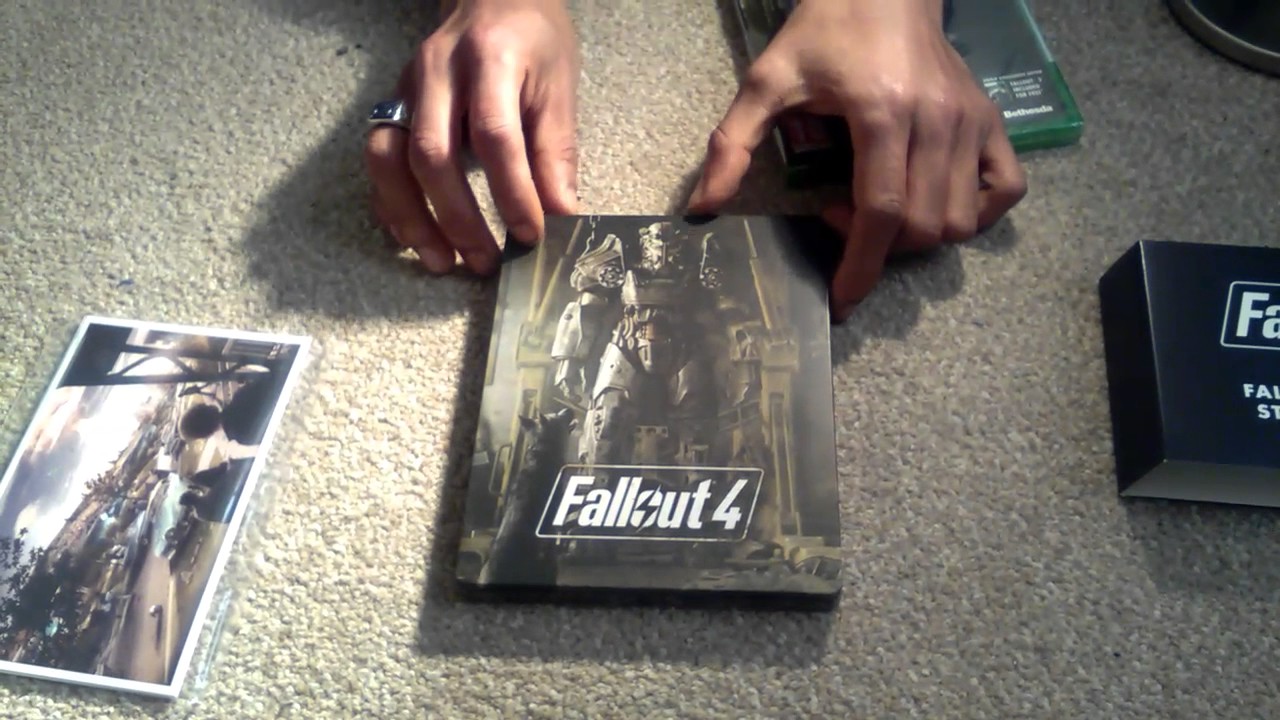 FALLOUT 4 STEELBOOK UNBOXING (XBOX ONE) - YouTube
