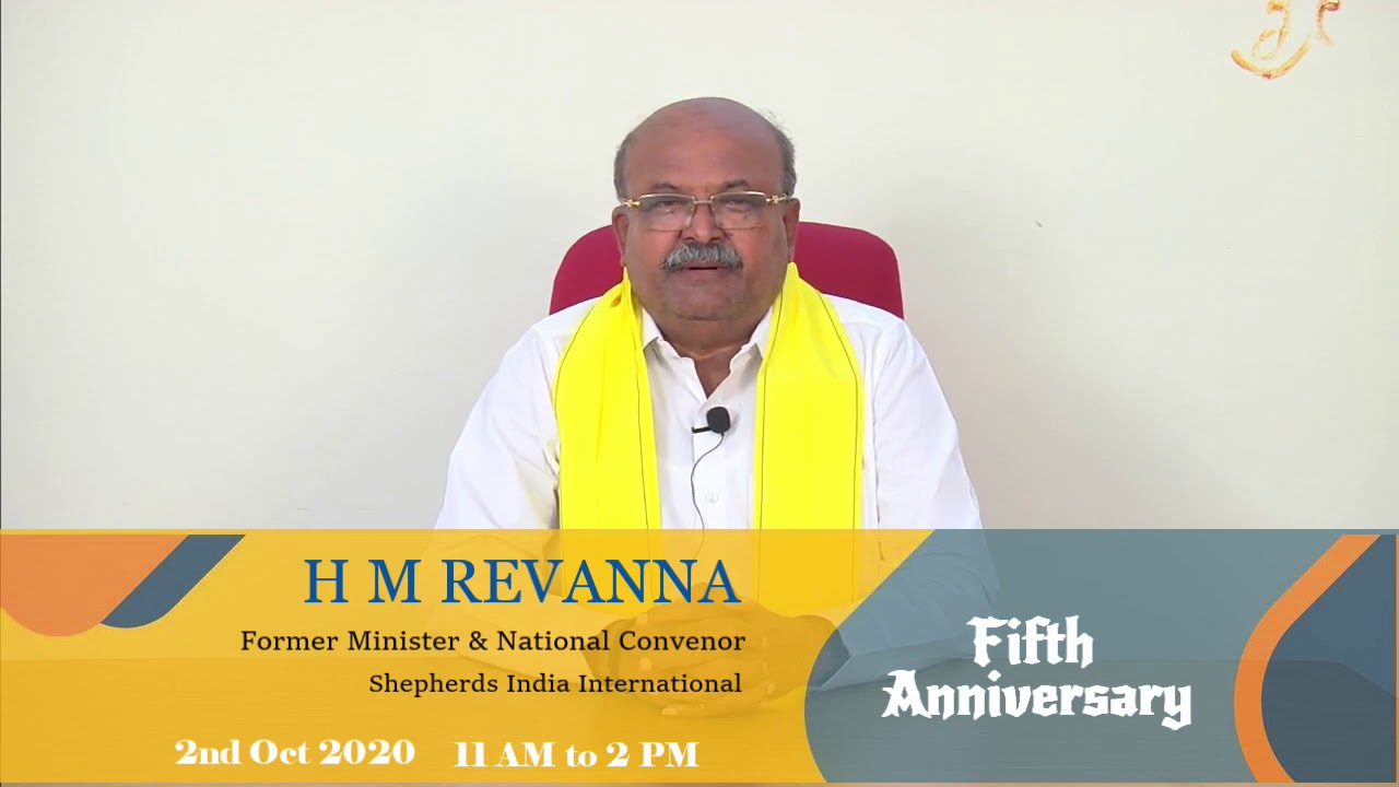 H M Revanna | Former Minister & National Convenor | Shepherds India ...