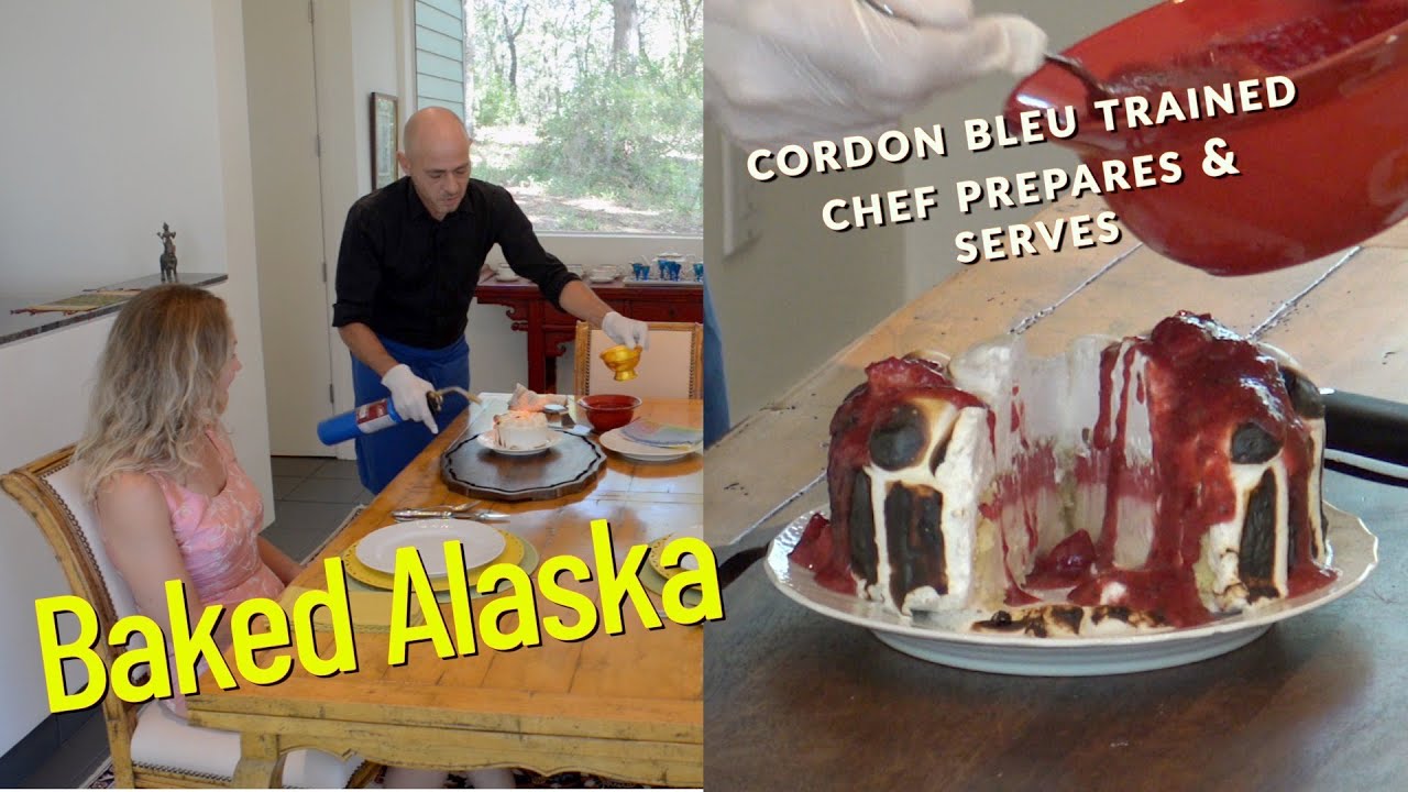 Baked Alaska Unique Dessert | Five Chefs One Kitchen - YouTube