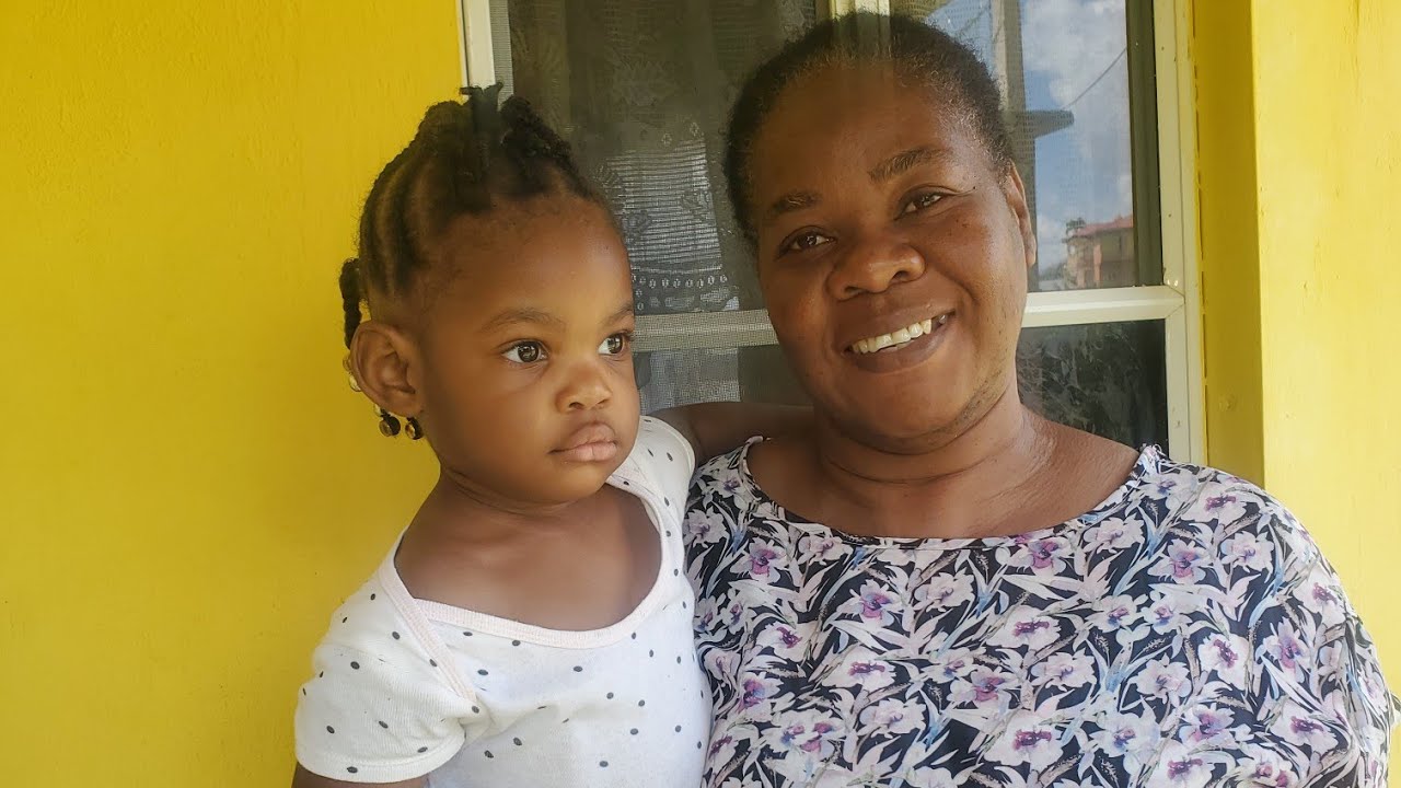 Baby Adiana Visited Grandma *She gave her goodies in a bag* #trending ...