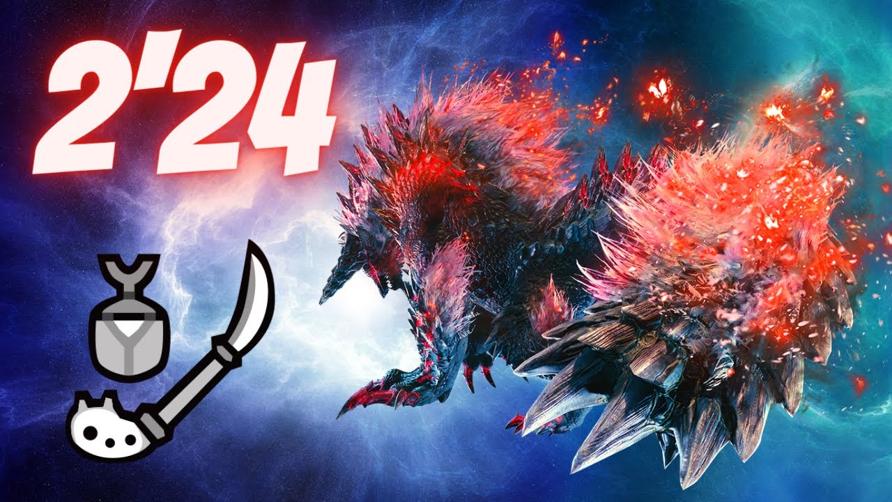 MHW Iceborne Stygian Zinogre 2'24 Insect Glaive WR - YouTube
