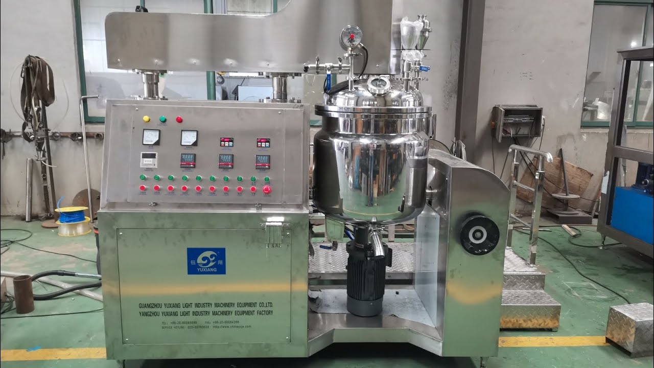 Mesin vacuum Homogenizer mixer 50L Untuk Produk Kosmetik #homogenizer # ...