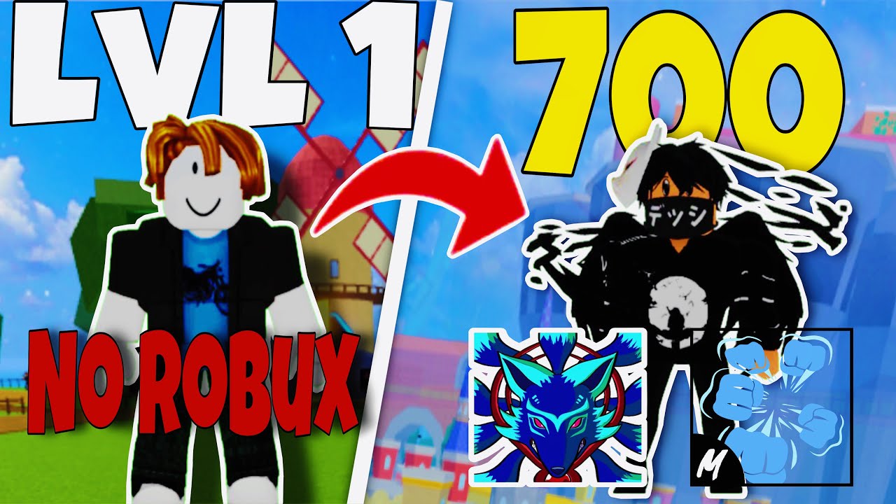 NOOB To PRO With NO ROBUX In Blox Fruits Roblox - YouTube