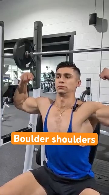 How to get a bigger back and boulder shoulders! #bouldershoulders # ...