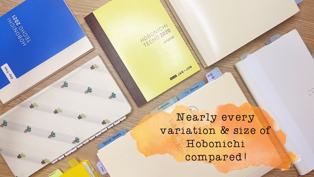 Which Hobonichi Should You Buy? Full Comparison of all the different ...