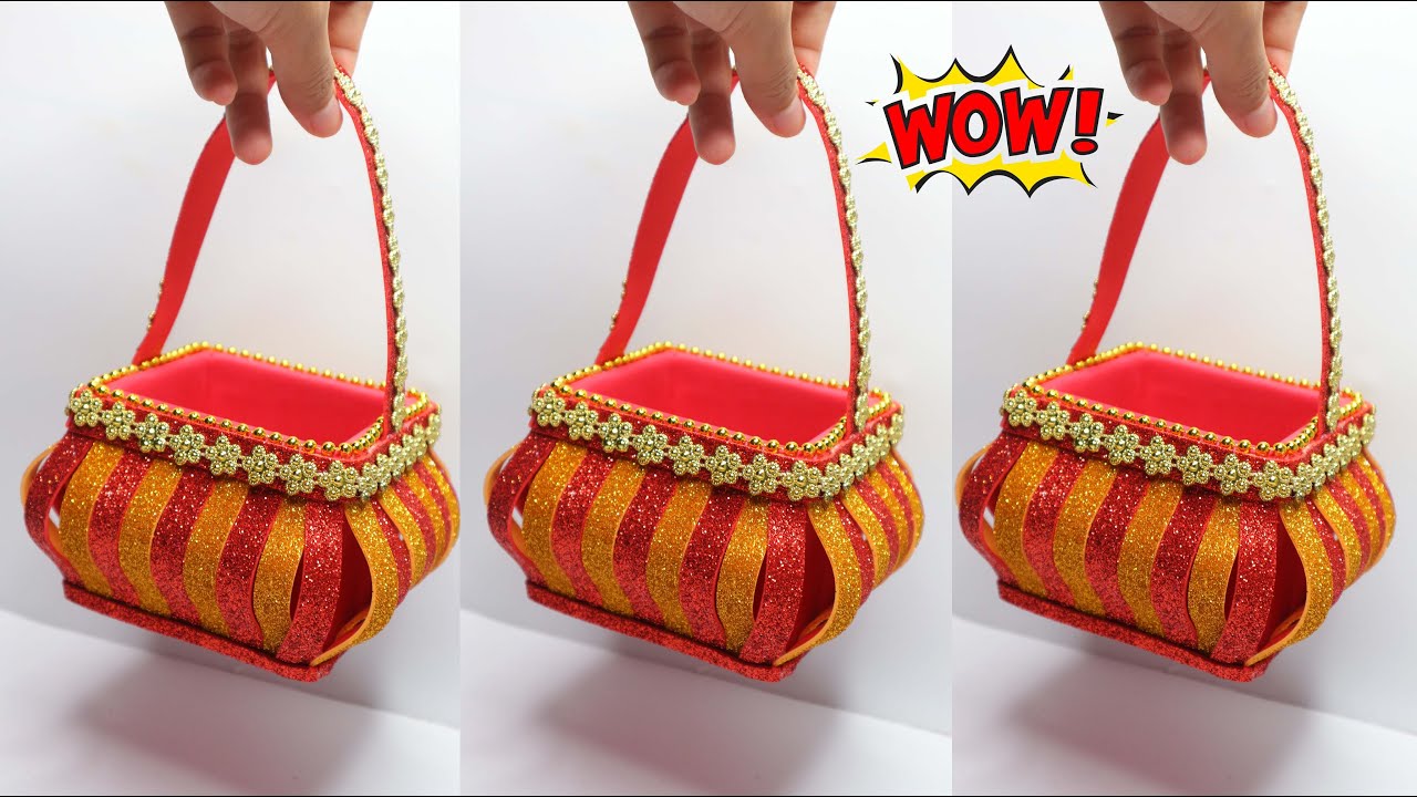 Ide kreatif wadah serba guna cantik dari kardus ! Tempat permen ! - YouTube