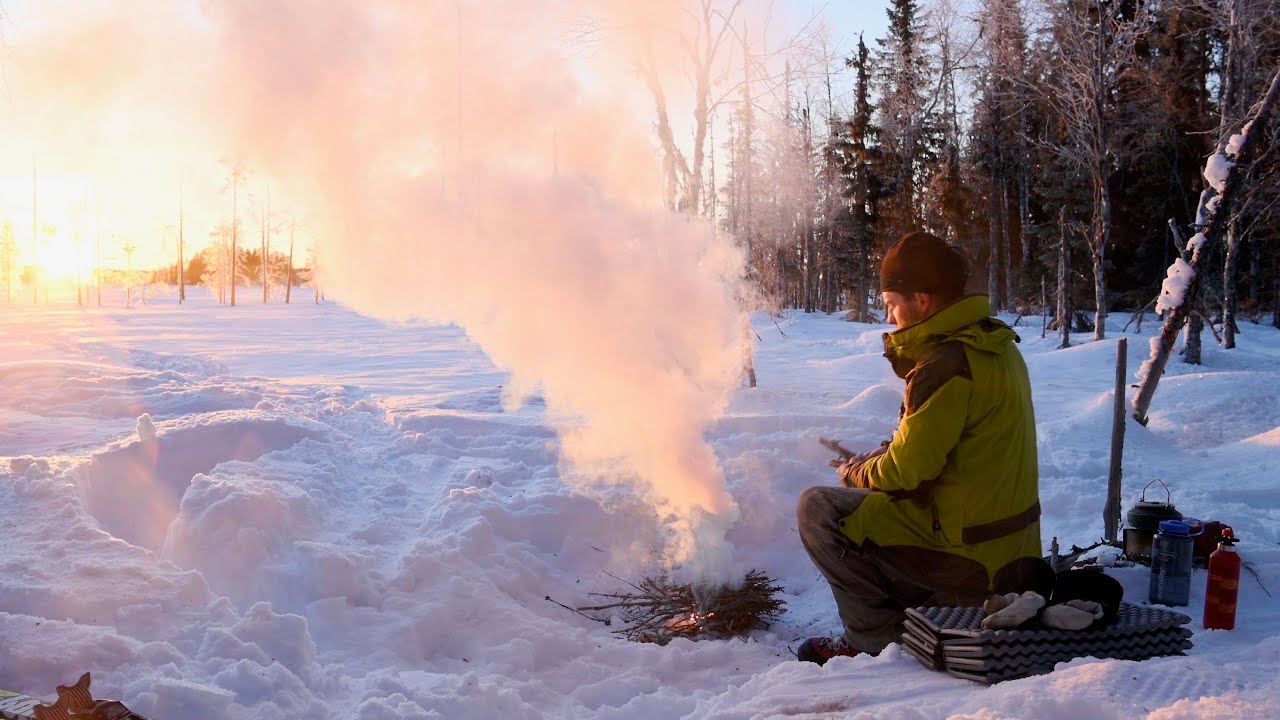 Winter Camp in the Snow - YouTube