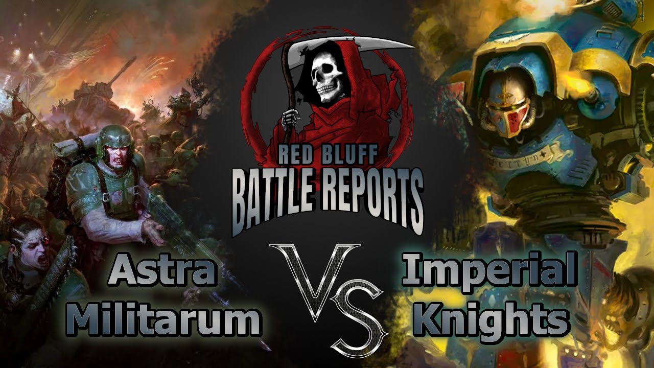 Imperial Guard vs Imperial Knights: Warhammer 40k Battle Report - YouTube