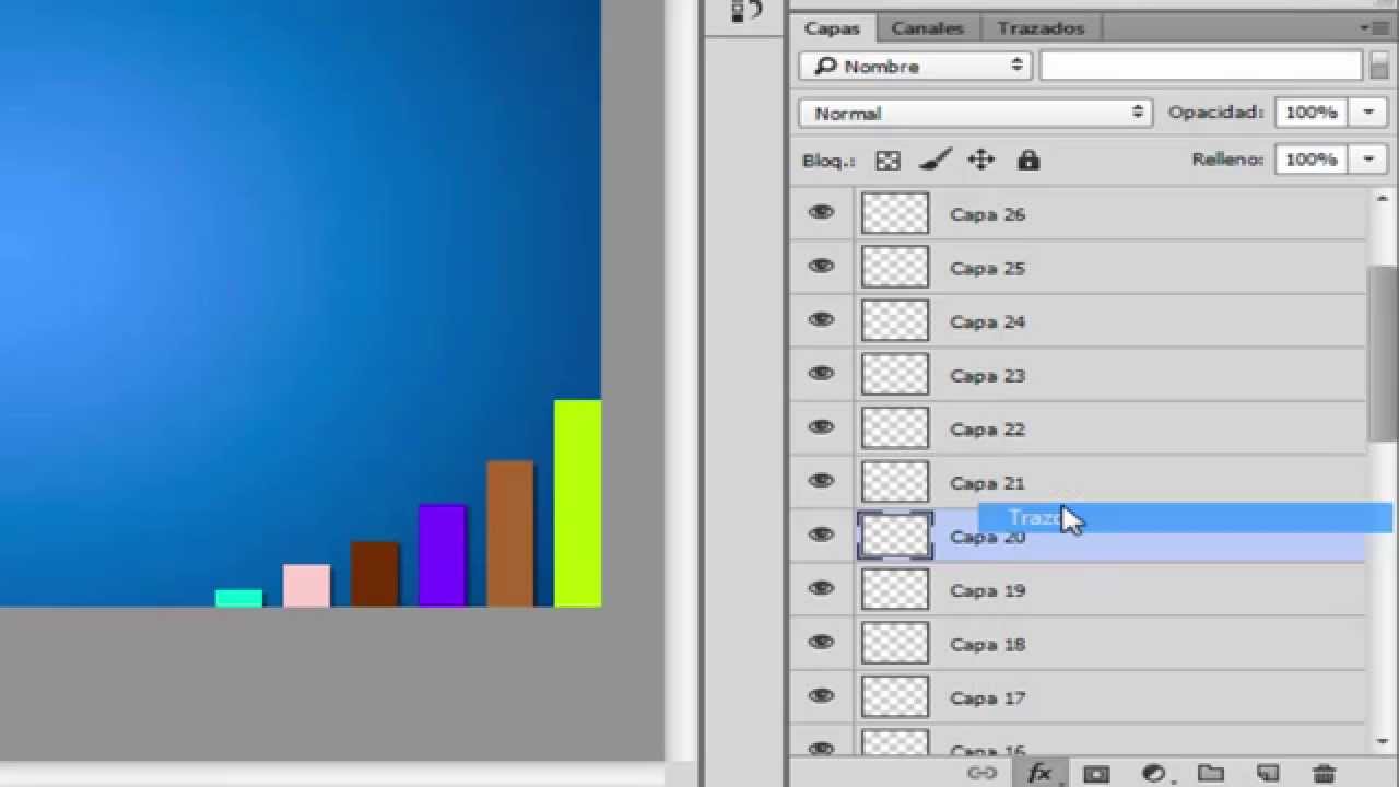 Explicación del Panel capas. Adobe Photoshop - YouTube