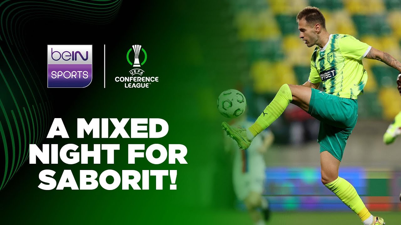 From hero to zero! Saborit scores then sees red for AEK Larnaca | UECL ...