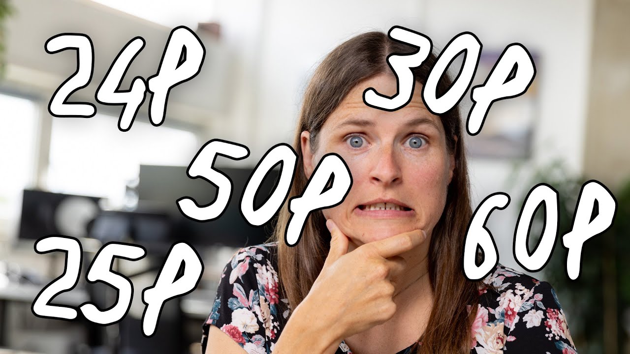 30p, 25p, 60p of 24p? | Wat is FRAMERATE? - YouTube