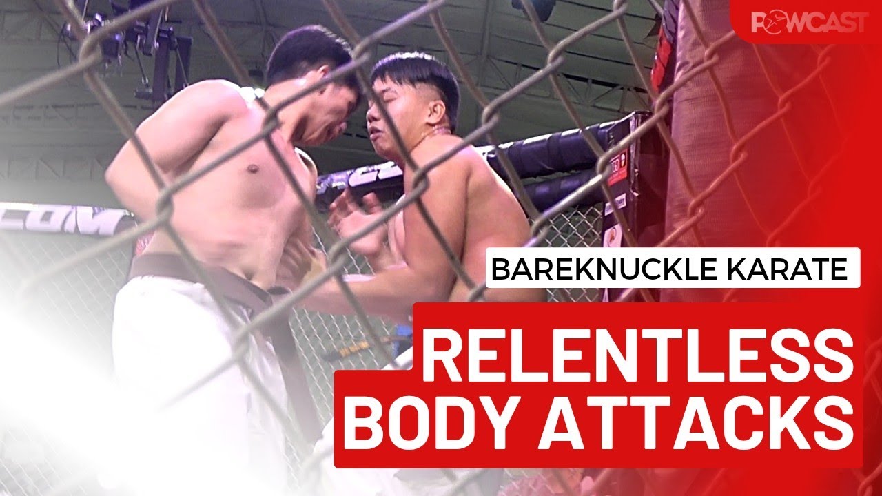 Crazy Bareknuckle Karate Fight | Relentless Body shots - YouTube