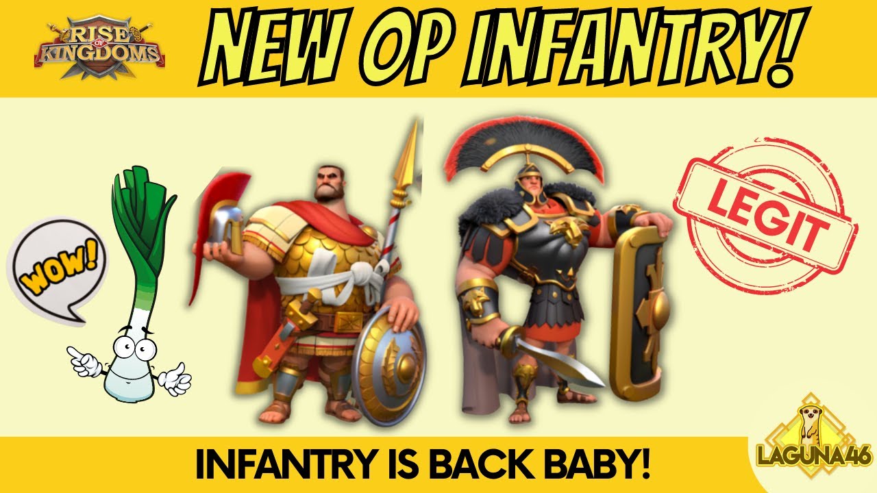 FLAVIUS AND SCIPIO - NEW OP INFANTRY | Rise of Kingdoms! - YouTube