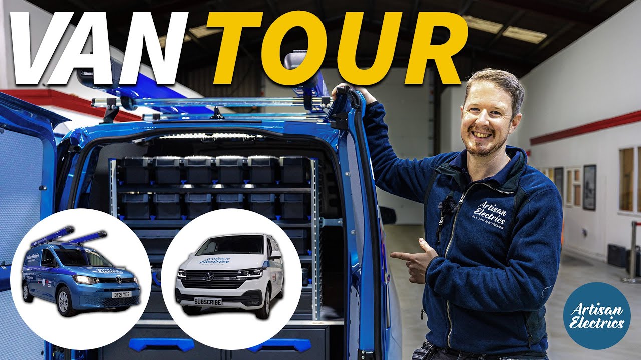 ELECTRICIANS VAN TOUR - TWO NEW VANS ARE READY! Electrician Life - YouTube