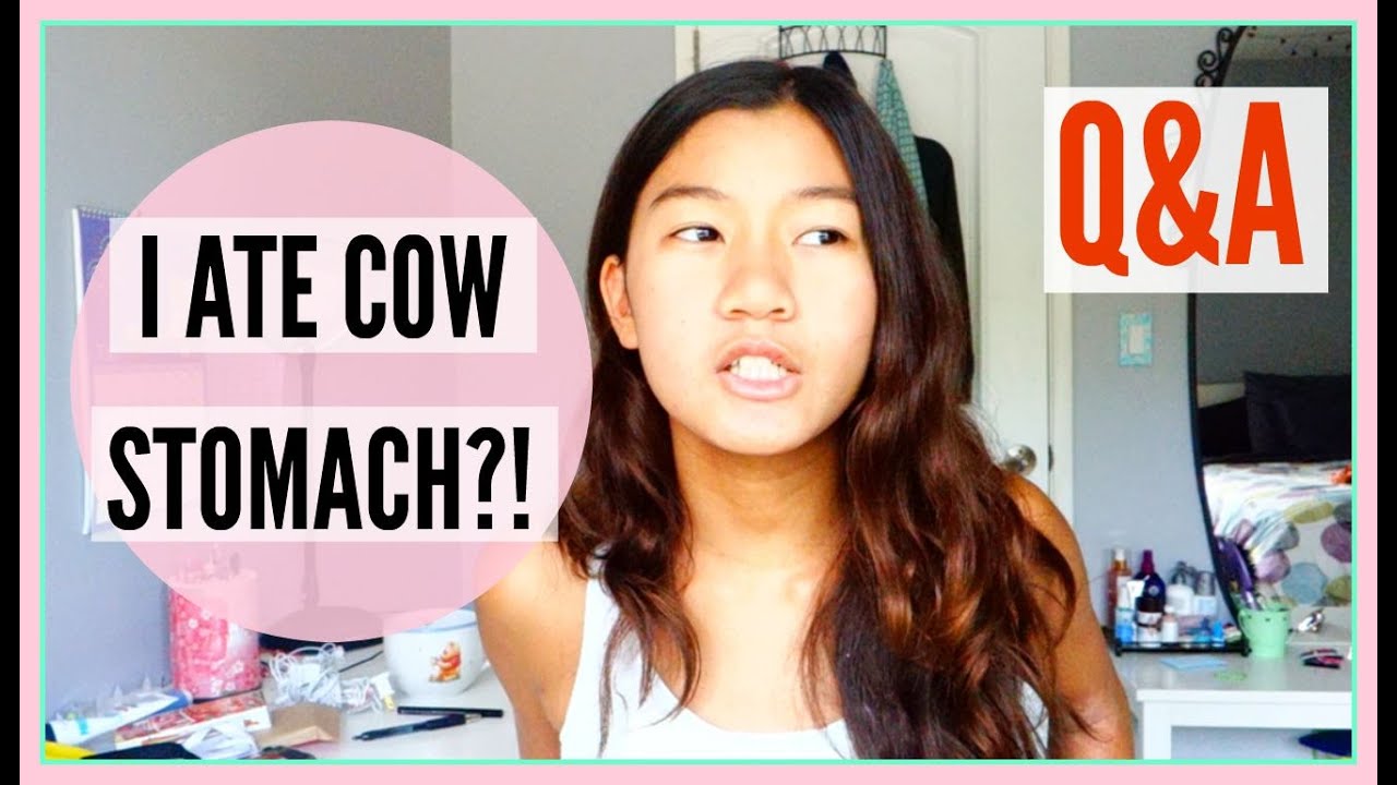 I Ate Cow Stomach?! Q&A | ItsIzzy - YouTube