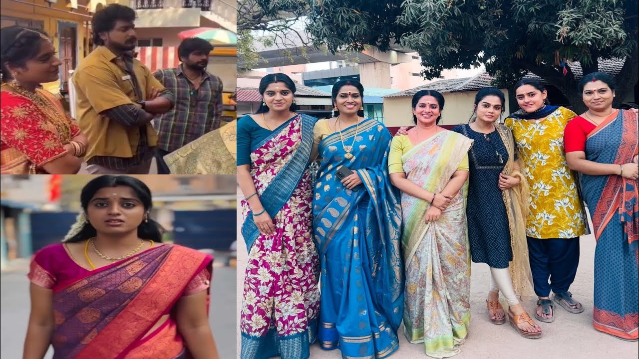 Dhanam serial Moorthy married Dhanam ♥️ Dhanam serial upcoming making ...