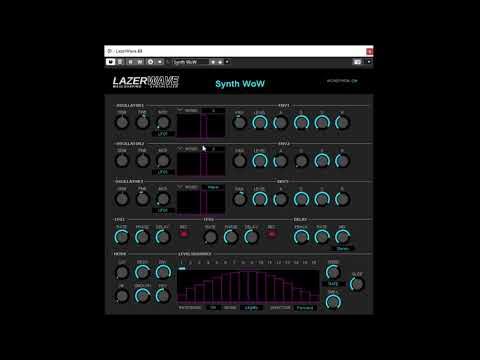 Synth [007] - LazerWave (ldaysynths) - Free VST Preset Demo - YouTube