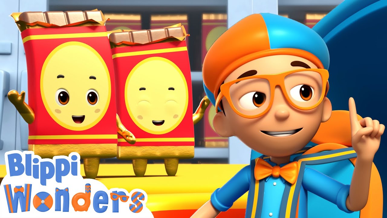Blippi Visits a Chocolate Factory! | Blippi Wonders | Animated Series ...
