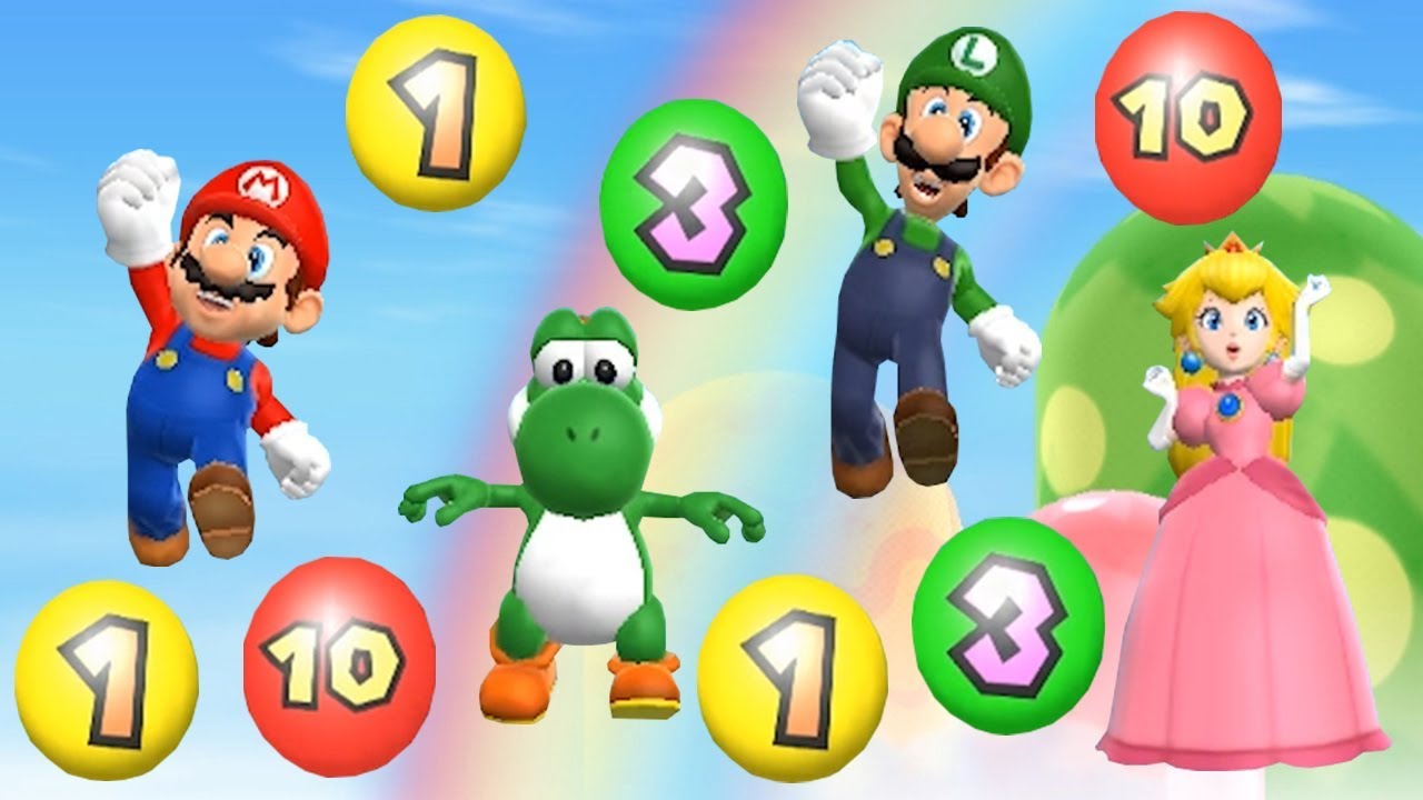 Mario Party 9 - All Score Minigames - YouTube