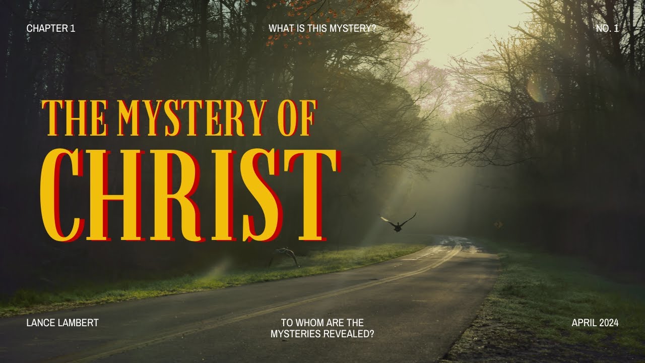 The Mystery of Christ — Lance Lambert - YouTube Music