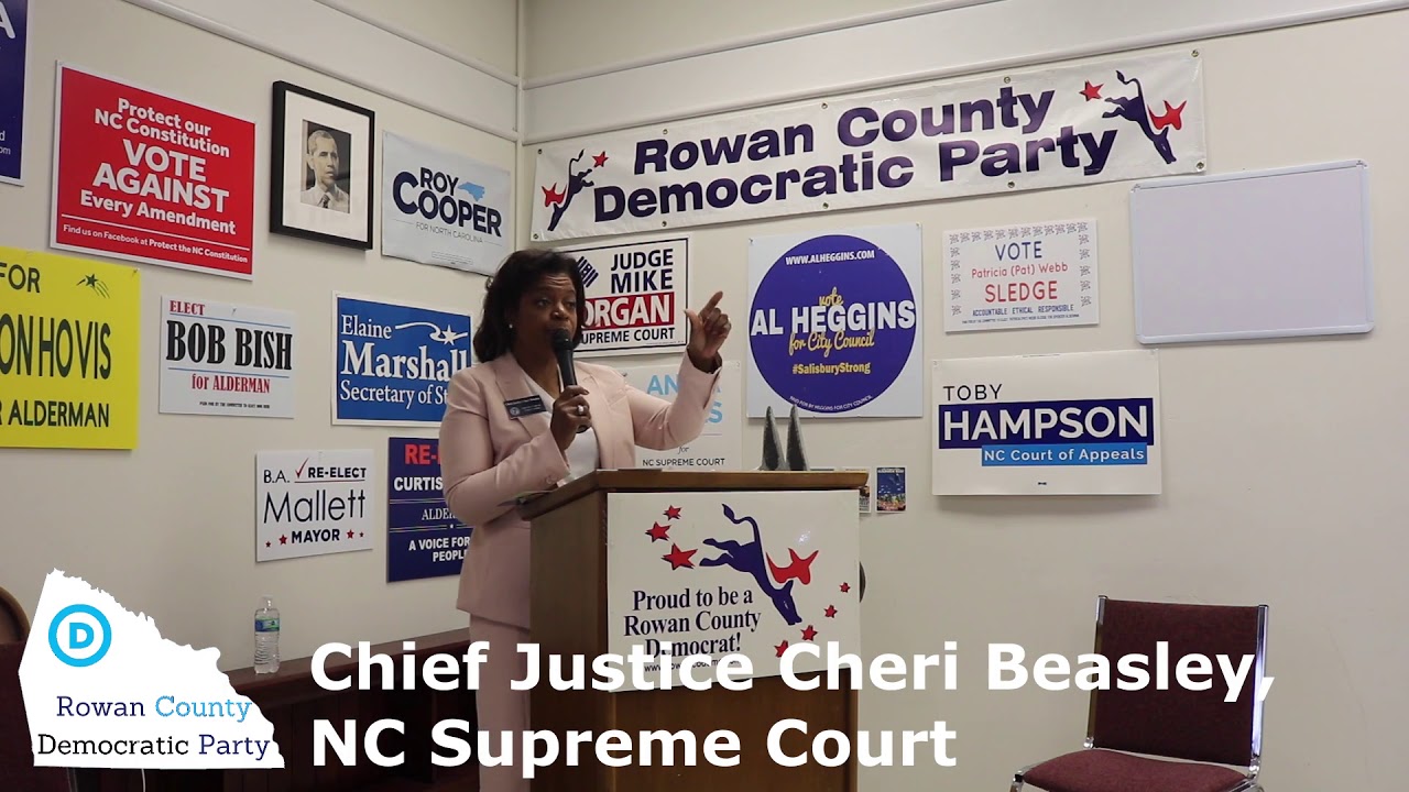 Rowan Democrats Breakfast with Cheri Beasley, Chief Justice NC Supreme ...