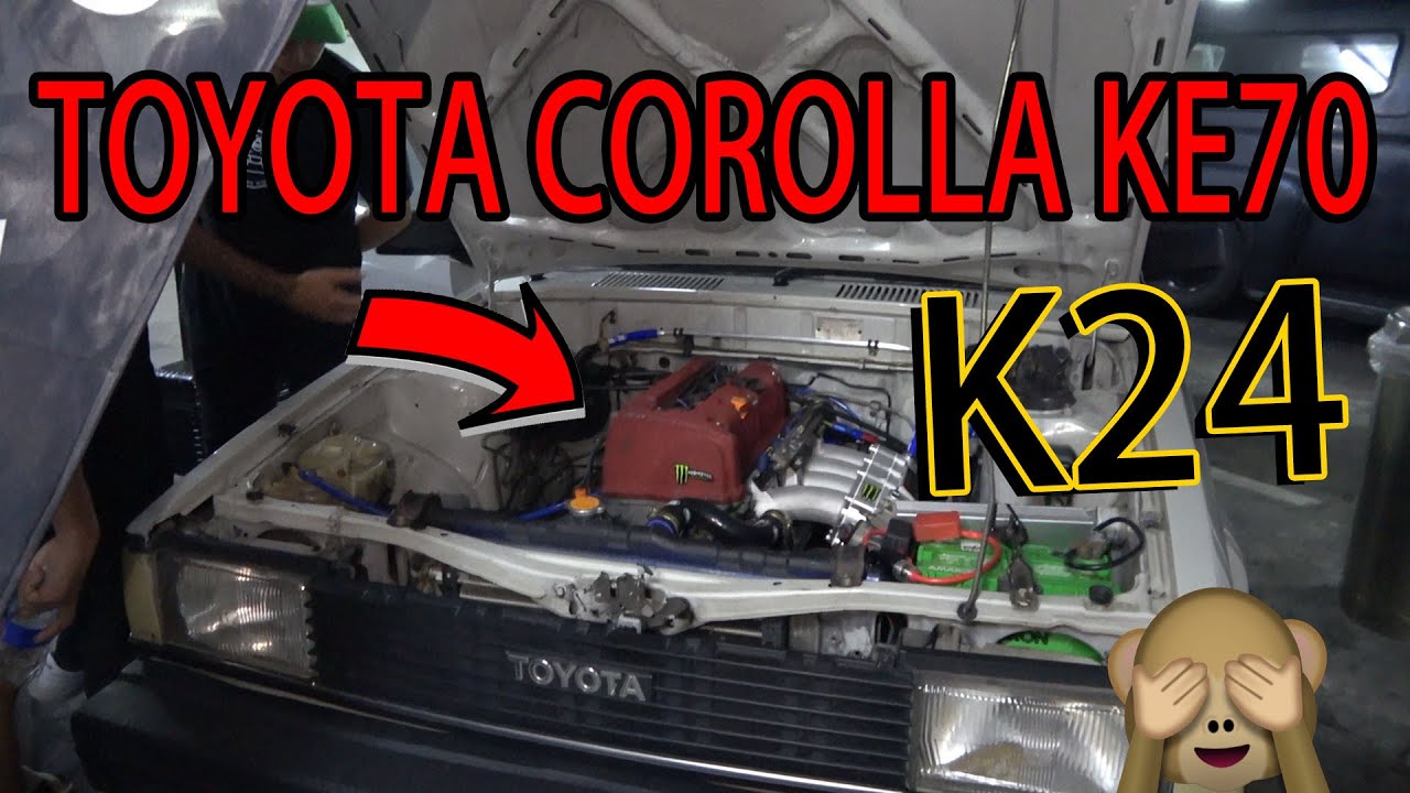 Toyota Corolla KE70 K24！古晉最狂 sleeper 改裝車 - YouTube