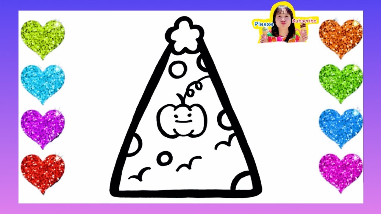 How to draw a party hat easy and cute || party hat Drawing || Drawing ...