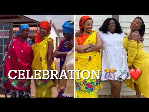 mpho wa badimo with her inlaws celebrating 🎉🎊🎊🎊💍 - YouTube