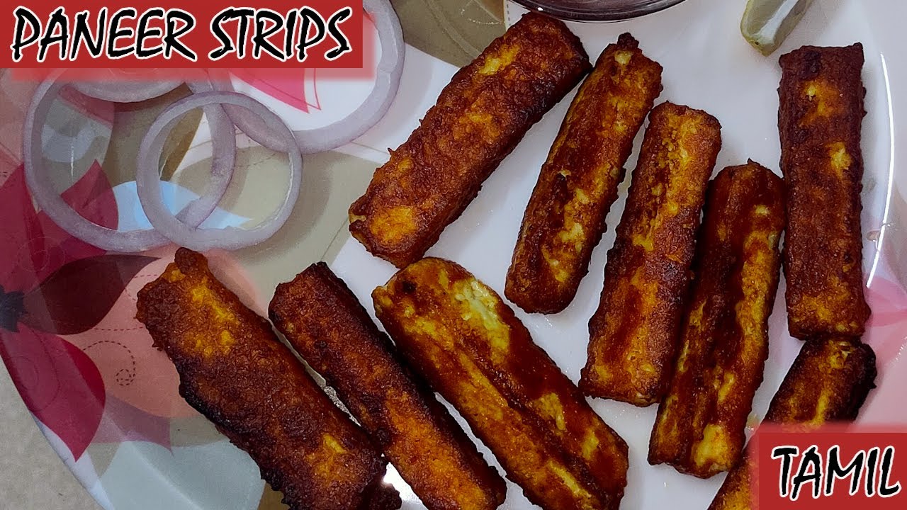 Paneer Strips|Simple Evening snack|Veg starter|Paneer fingers|Paneer ...