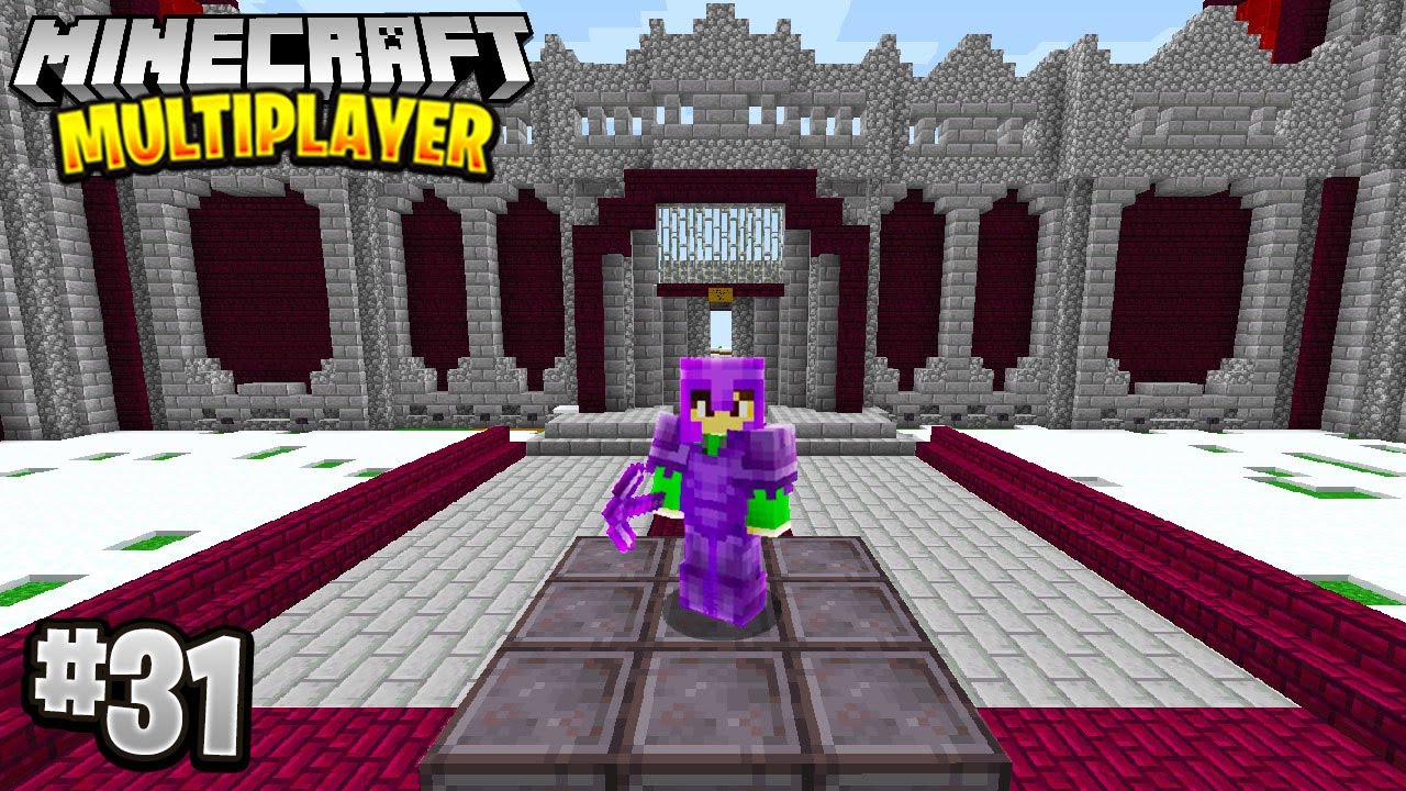 THE NETHERITE CASTLE in Minecraft Multiplayer Survival! (Episode 31 ...