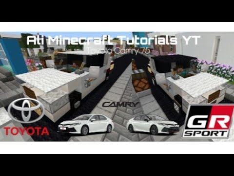 Minecraft Toyota Camry 75 Prestige/GR SPORT 2 Variants Tutorial - YouTube