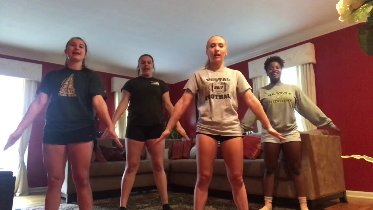 V-E-S-T-A-L cheer (clapping) - YouTube