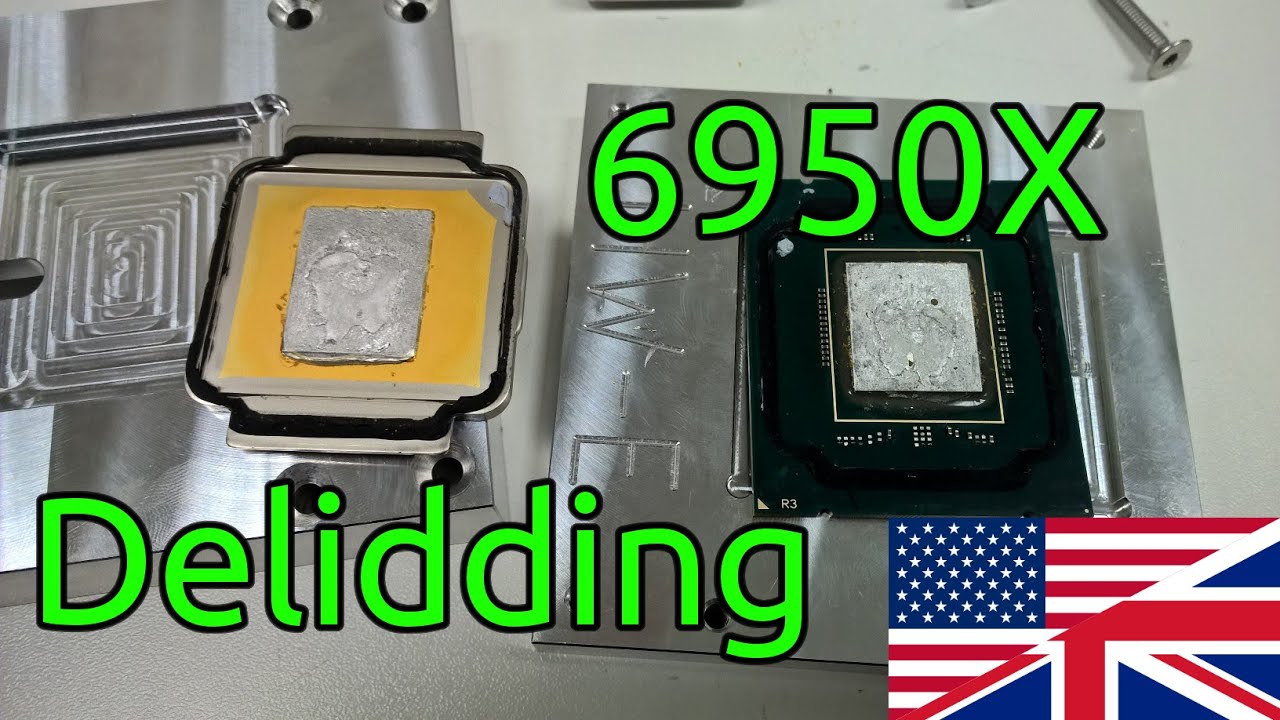 Broadwell-E delid. Delidding i7-6950X and i7-5960X english - YouTube