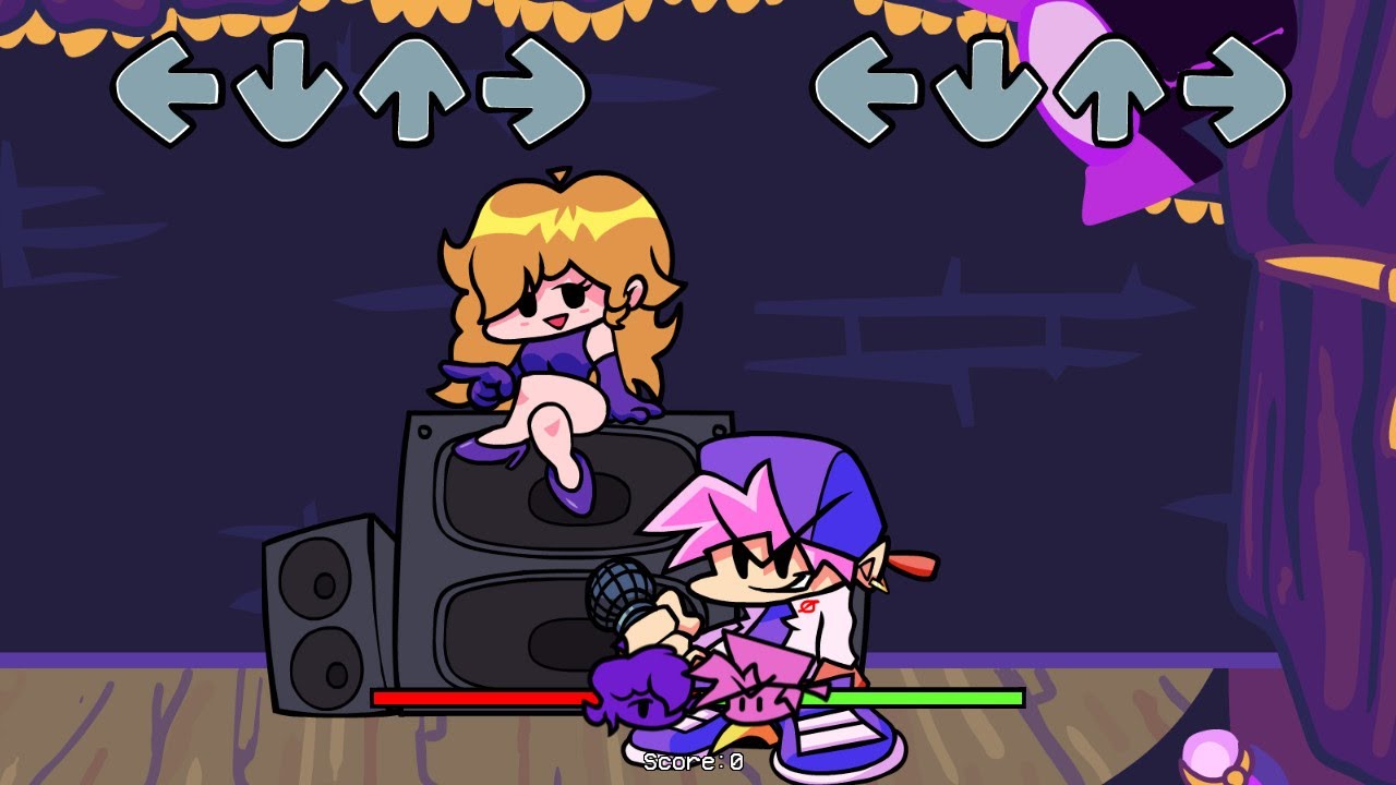 fnf b sides redux tutorial hard fc - YouTube