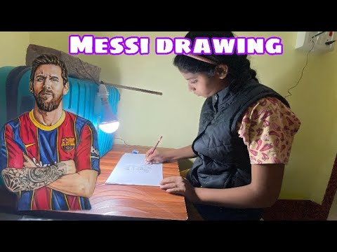 How To Draw LIONEL MASSI || STEP by STEP - YouTube