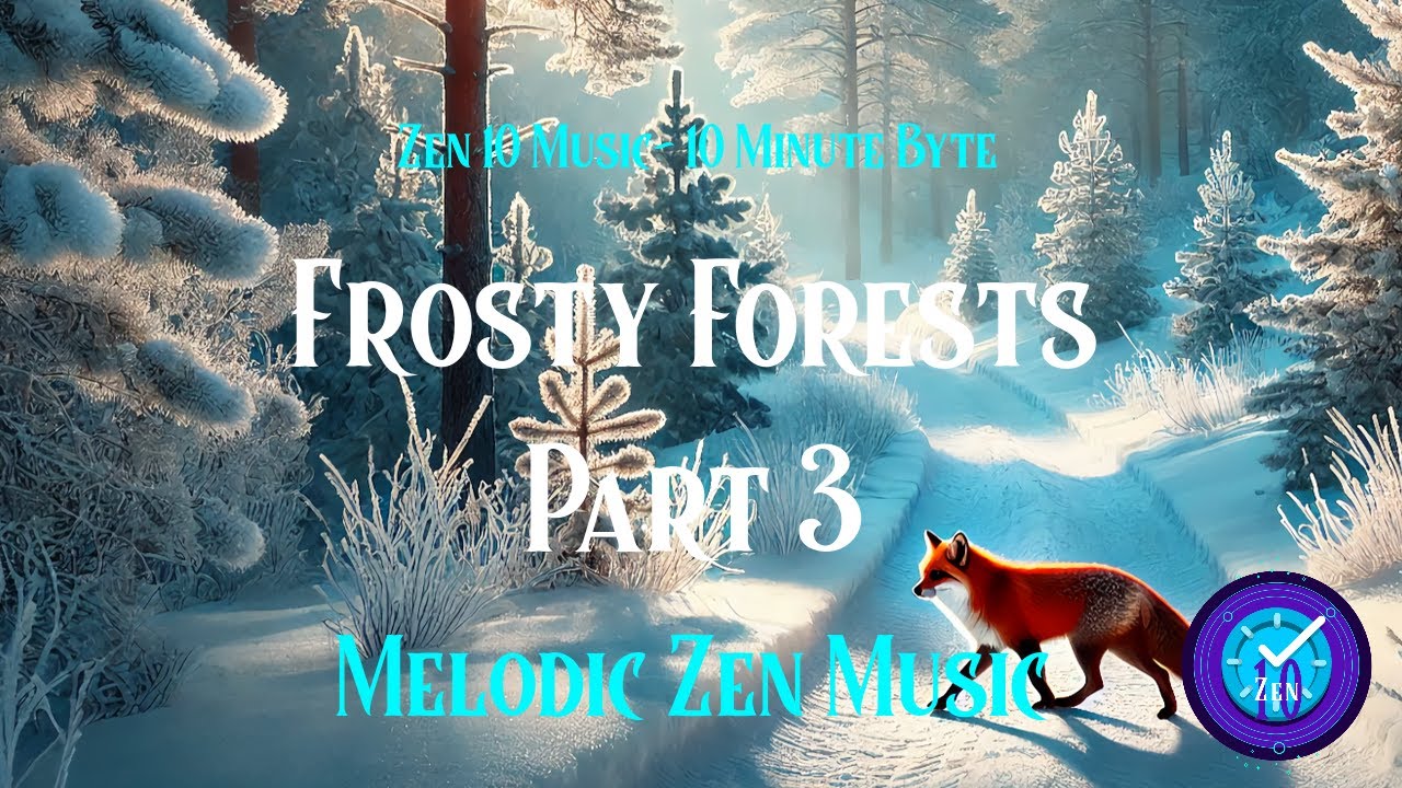 Zen 10 Music ~ 10 Minute Byte* Frosty Forests Part 3* Melodic Zen Music ...
