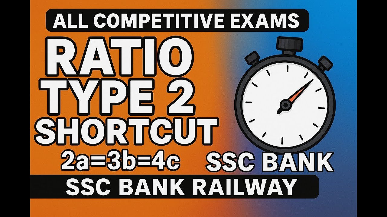 Ratio Type 2 Shortcuts | Fast Math Tricks for Competitive Exams | Hindi ...