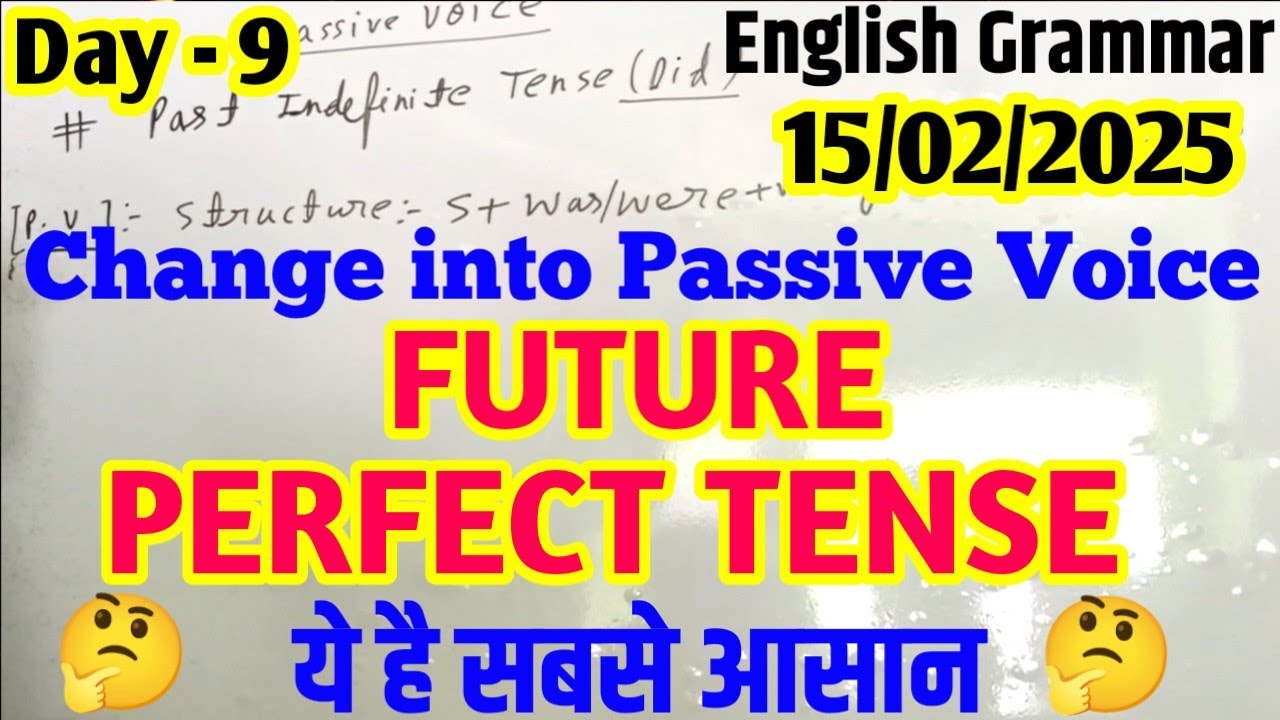 Active Voice into Passive Voice inEnglishActive and passive voice ...