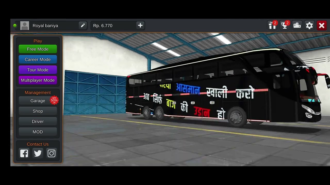 bus simulator indosia - YouTube
