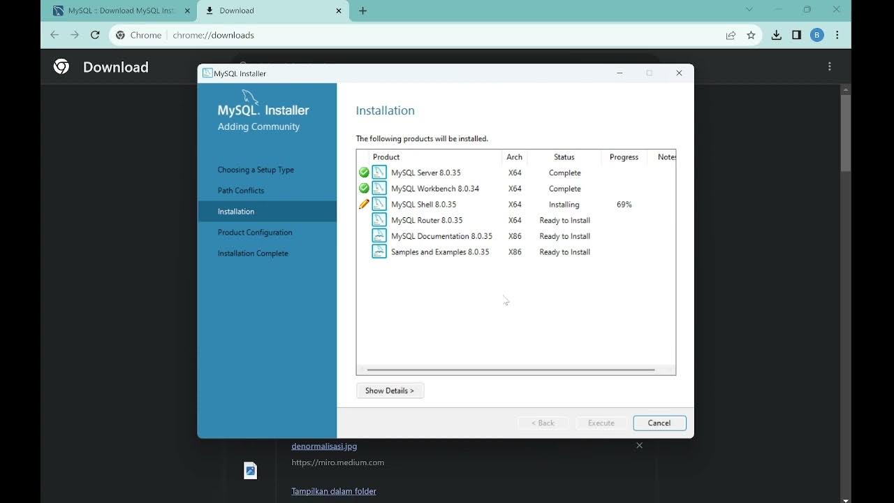 Instalasi mysql - YouTube