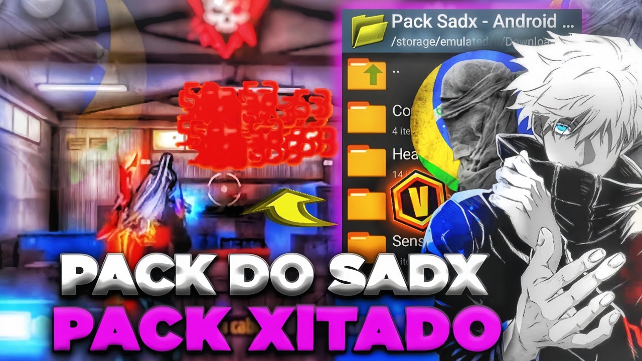 Lançou! 📂 PACK do SADX FREESTYLE | ⚙️ PACK Versão XİT Para MOBILE ...