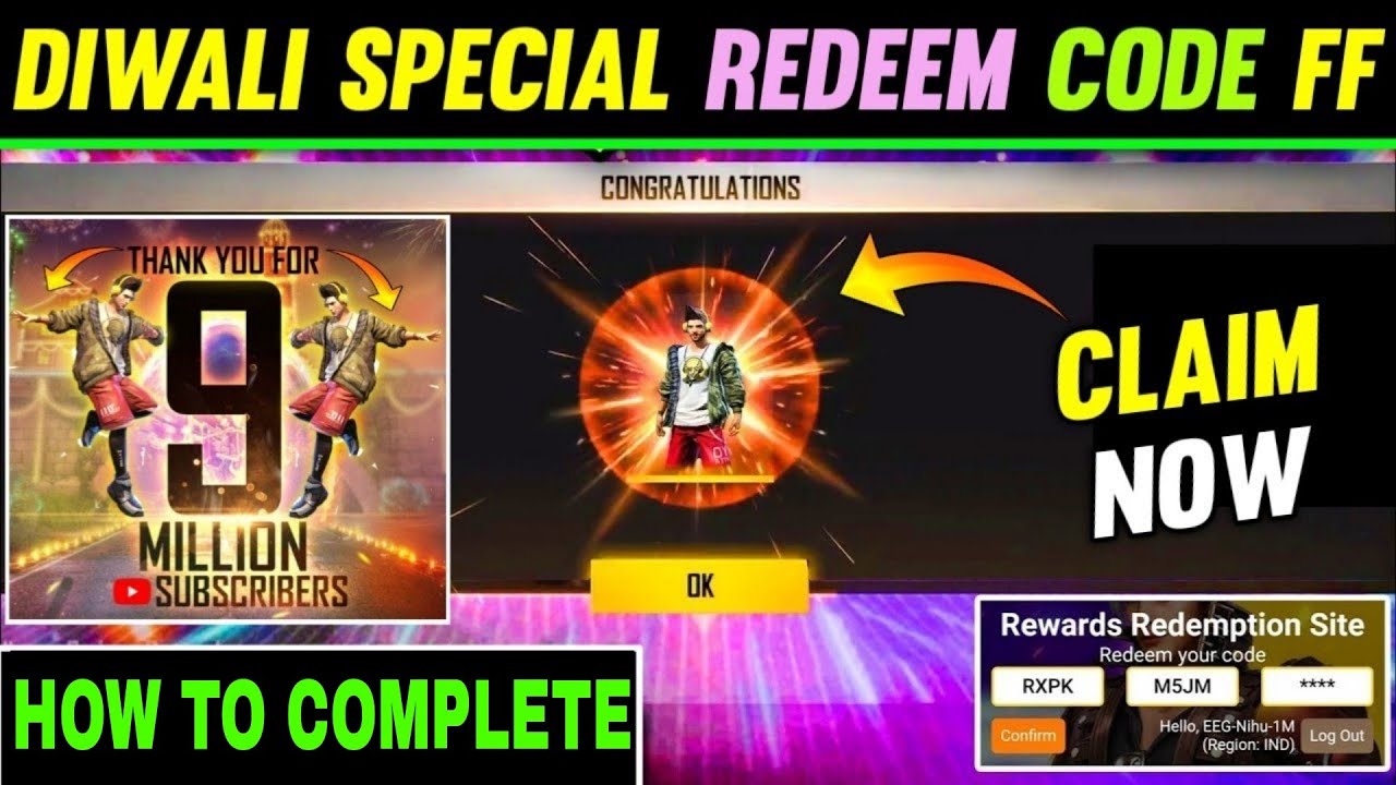 TODAY REDEEM CODE FREE REWARDS CLAIM | SPECIAL REDEEM CODE FREE REWARDS ...