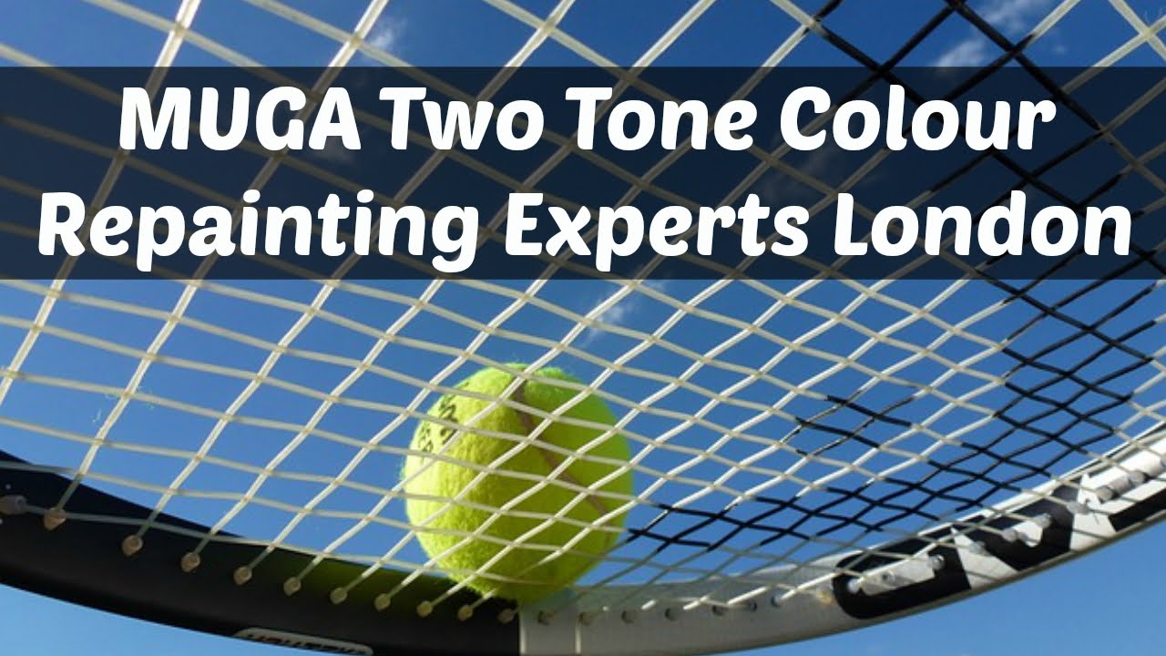 MUGA Two Tone Colour Repainting Experts London - YouTube